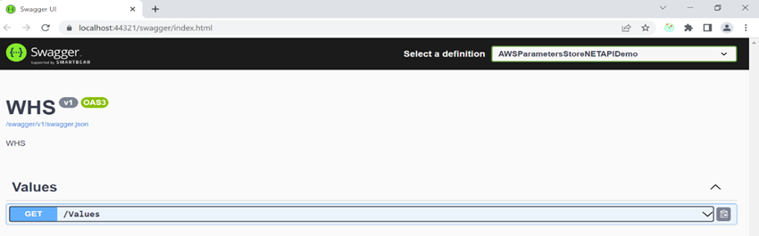 Aws Systems Manager Ssm Parameter Store In Net 31 Web Api